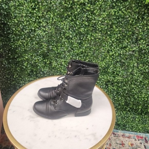 Sun + Stone | Shoes | Sun Stone Combat Boots Black | Poshmark